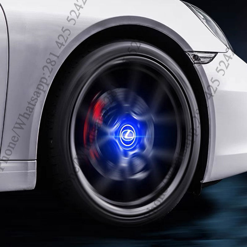Lexus Floating Center Caps 62mm for Stock Wheels - Dynamic Led Emblem