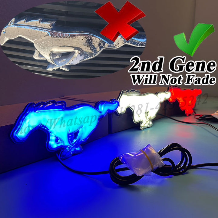Dynamic Mustang Light up Emblem | Will Not Fade - Dynamic Led Emblem