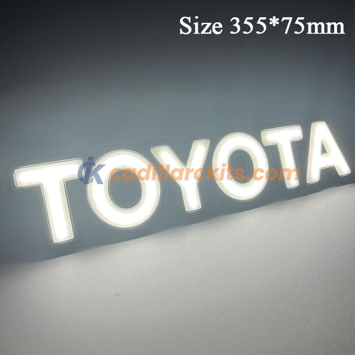 Dynamic Toyota Led Letters (355*75mm) | Free Shipping Worldwide ...