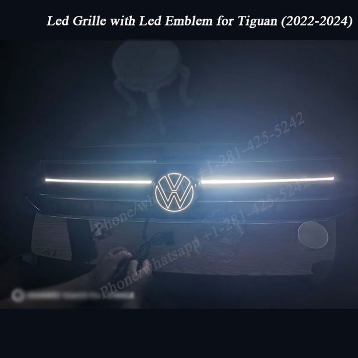 Dynamic VW Light up Emblem | Compatible with ACC/radar for emergency ...