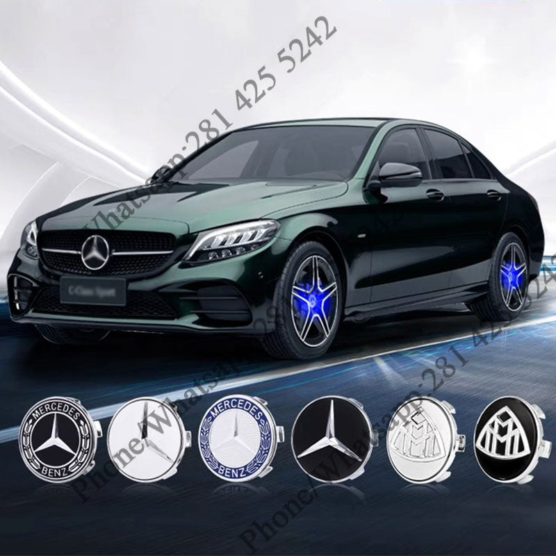 Mercedes Floating Center Caps for S-Class W221 W222 C217/A217 W223 ...