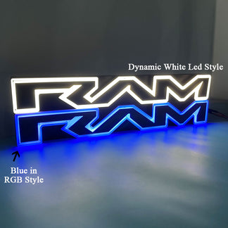 RGB Style Light up Ram Grill Letters Fit For Ram 1500 (2019-2024 ...
